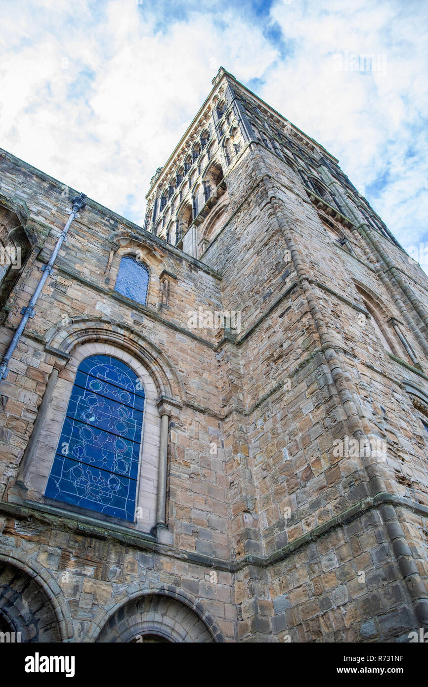 The ancient cathedral in the city of Durham in County Durham Church of ...