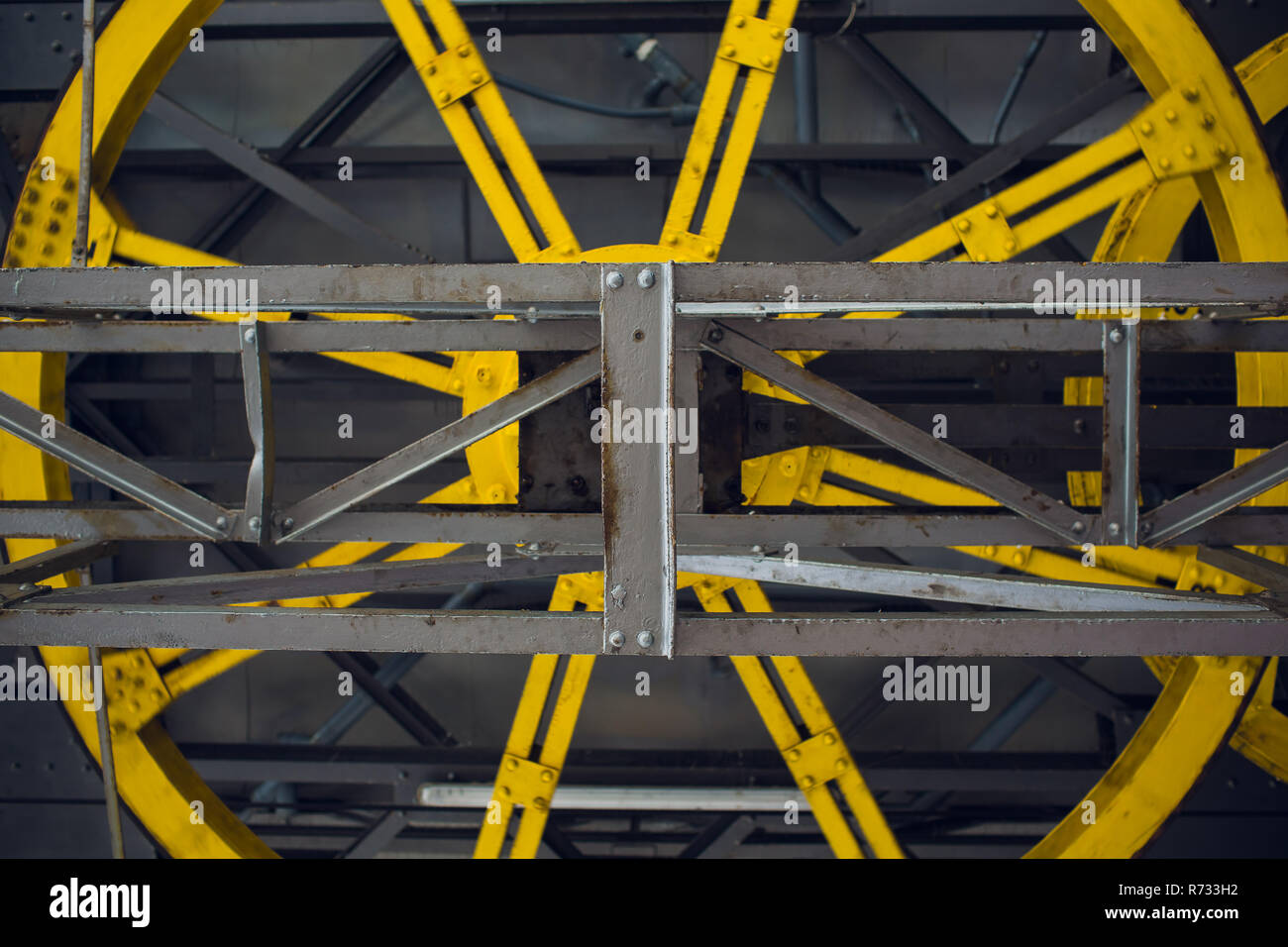 Yellow cable car mechanism hi-res stock photography and images - Alamy