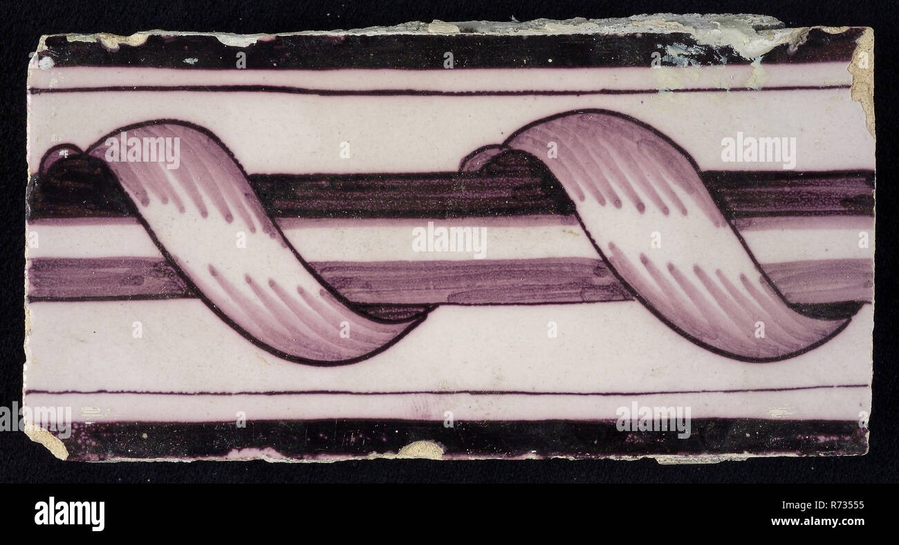 Rectangular purple border tile, surrounded decor, surrounded column ...