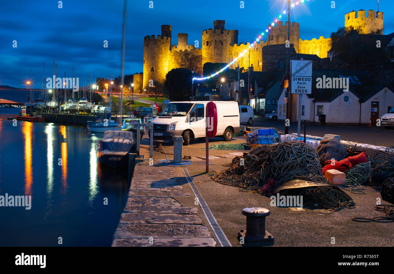 Conwy quay north wales hi-res stock photography and images - Alamy