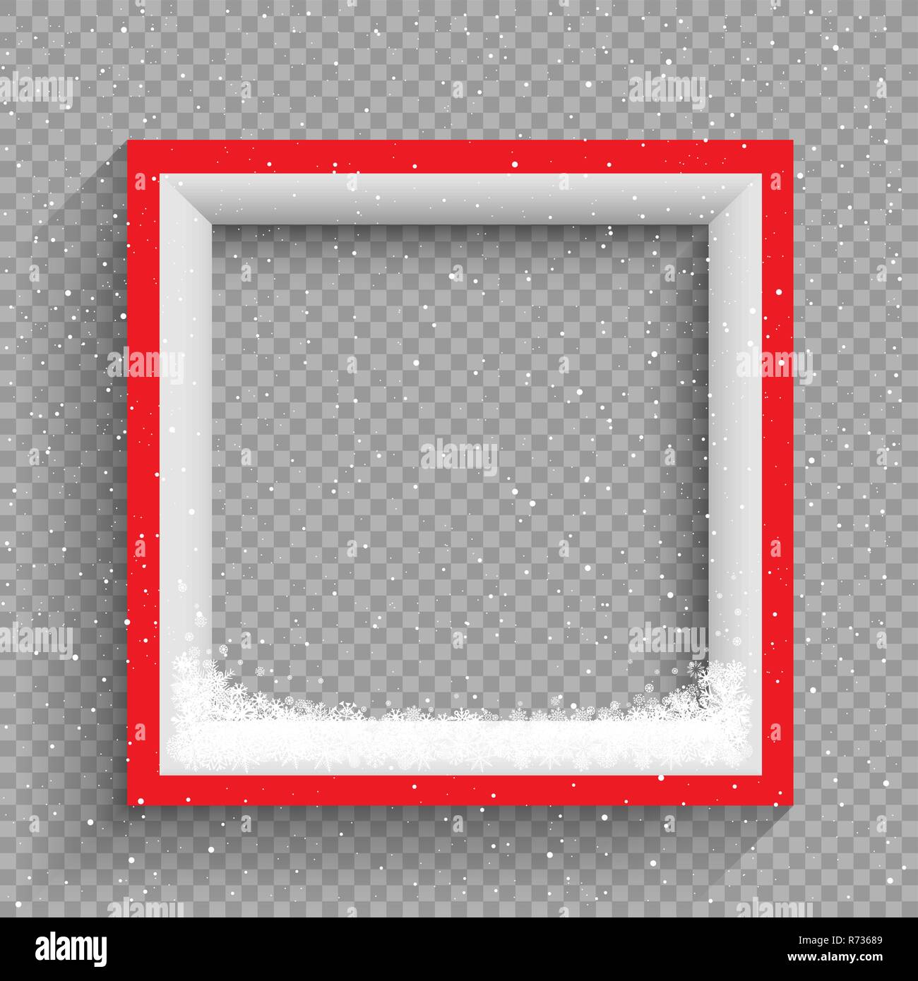 Picture red frame on Stock Vector Images - Alamy