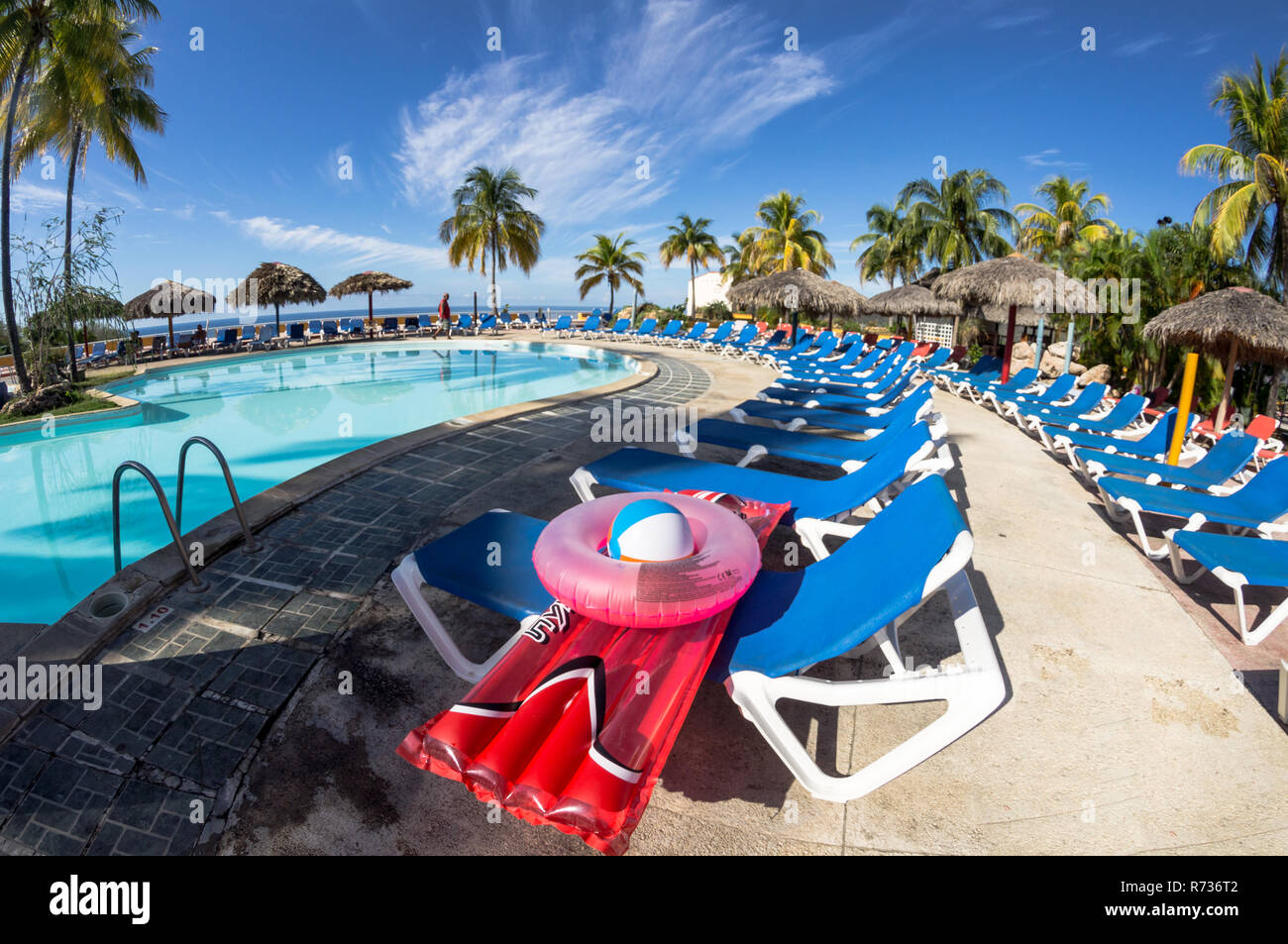 Pool deck chair hi-res stock photography and images - Alamy