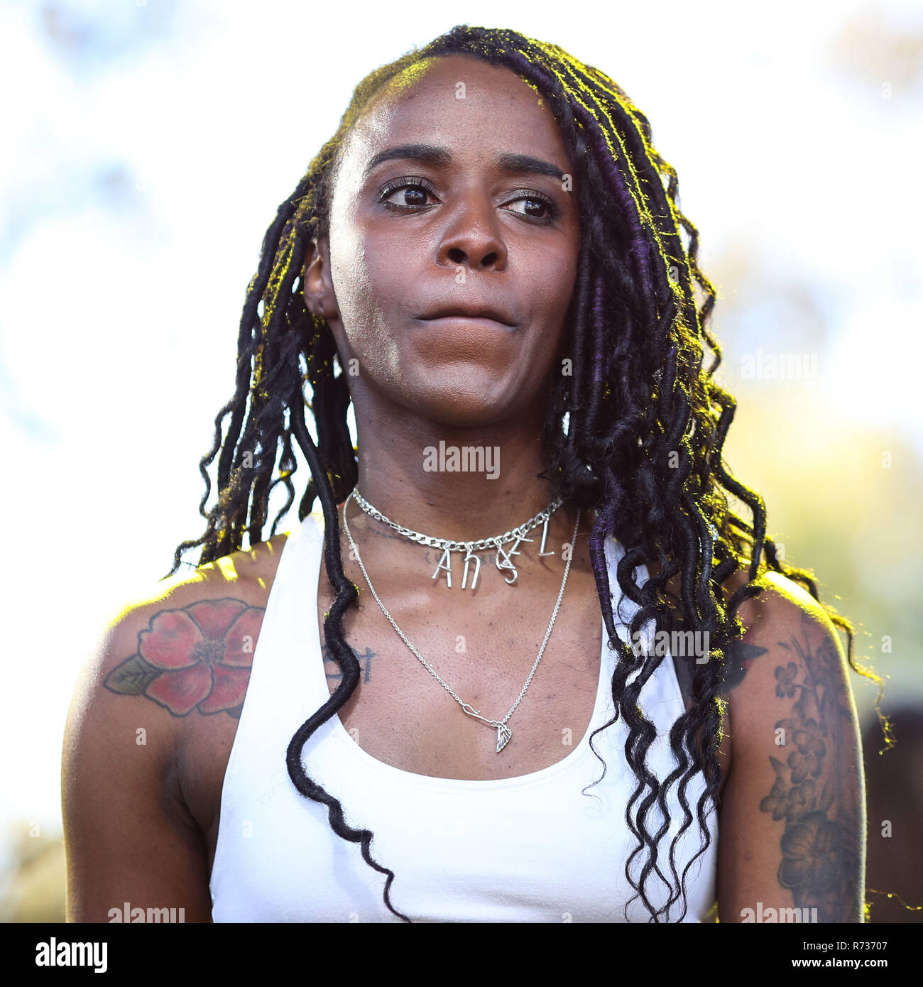 CALABASAS, LOS ANGELES, CA, USA - DECEMBER 02: Rapper Angel Haze ...