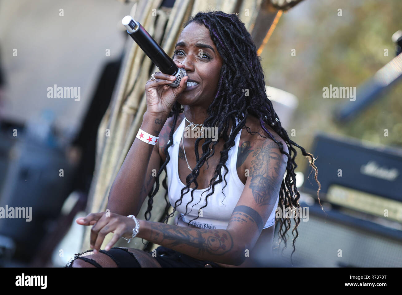 CALABASAS, LOS ANGELES, CA, USA - DECEMBER 02: Rapper Angel Haze ...
