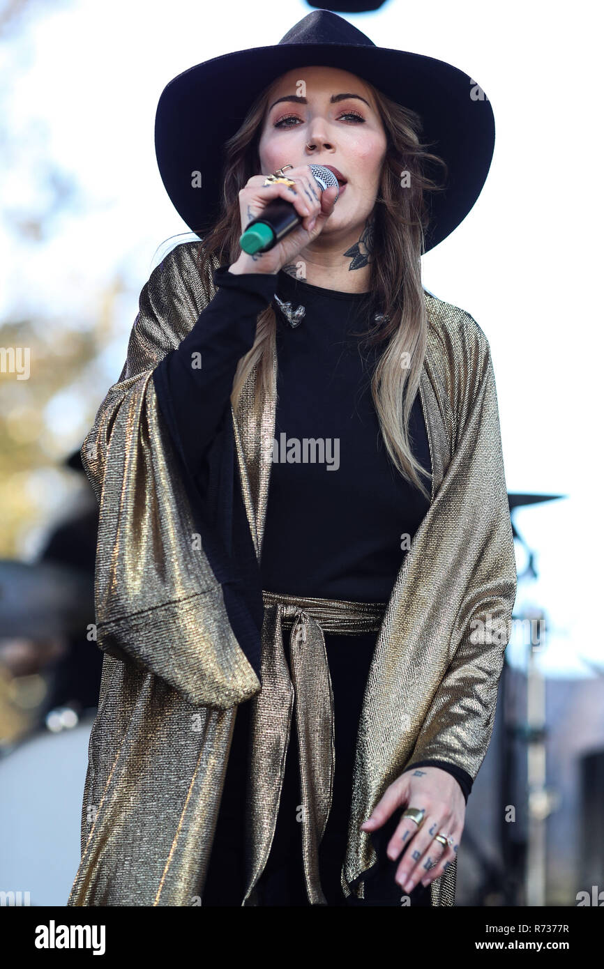 CALABASAS, LOS ANGELES, CA, USA - DECEMBER 02: Singer Dorothy performs ...