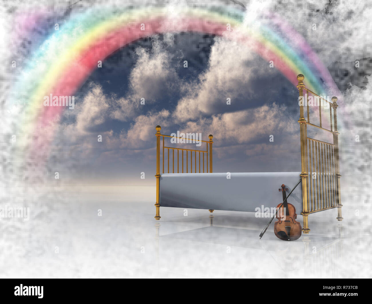 Human model sleep artwork hi-res stock photography and images - Alamy