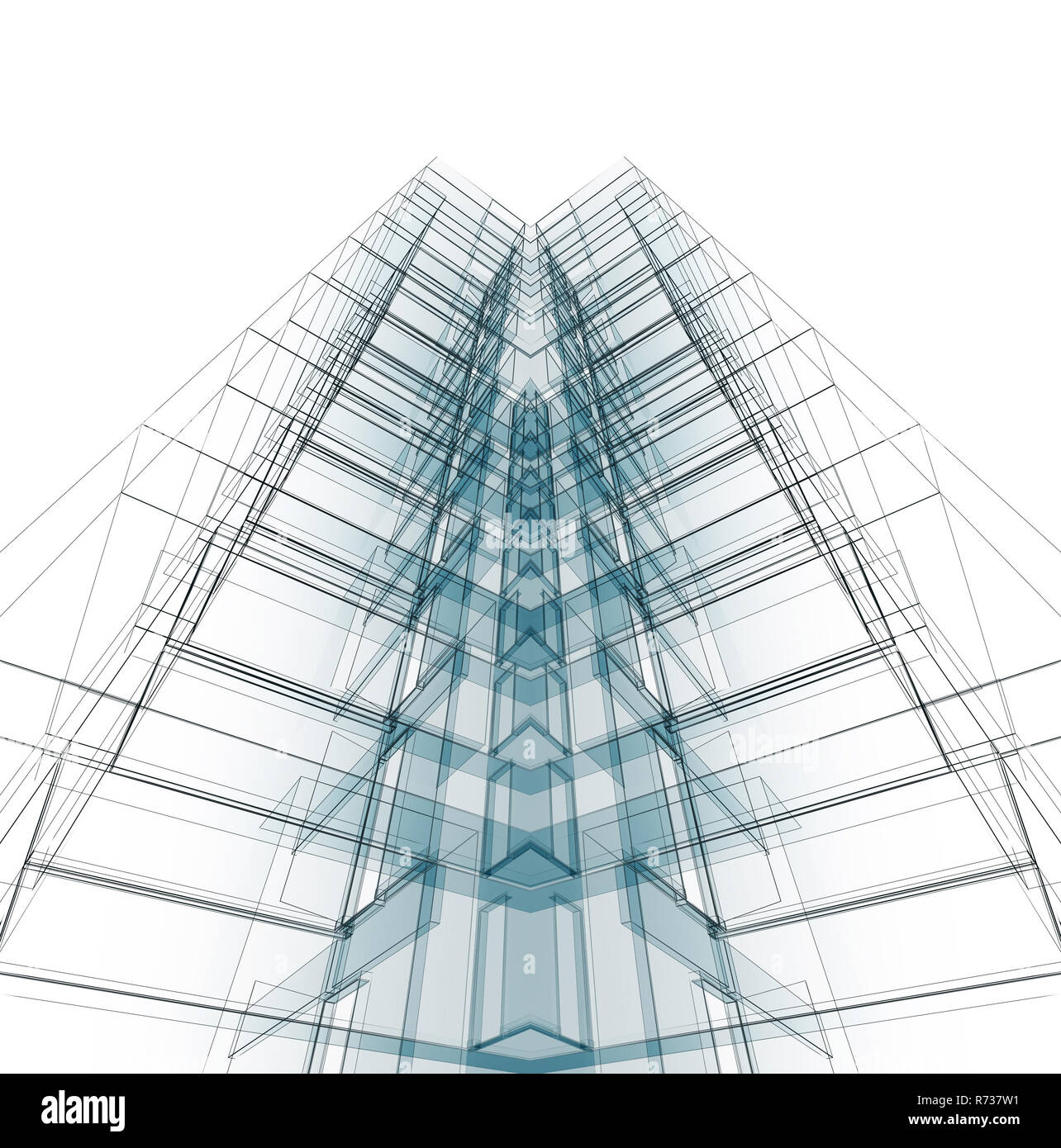 Construction engineering technology. 3d rendering Stock Photo - Alamy