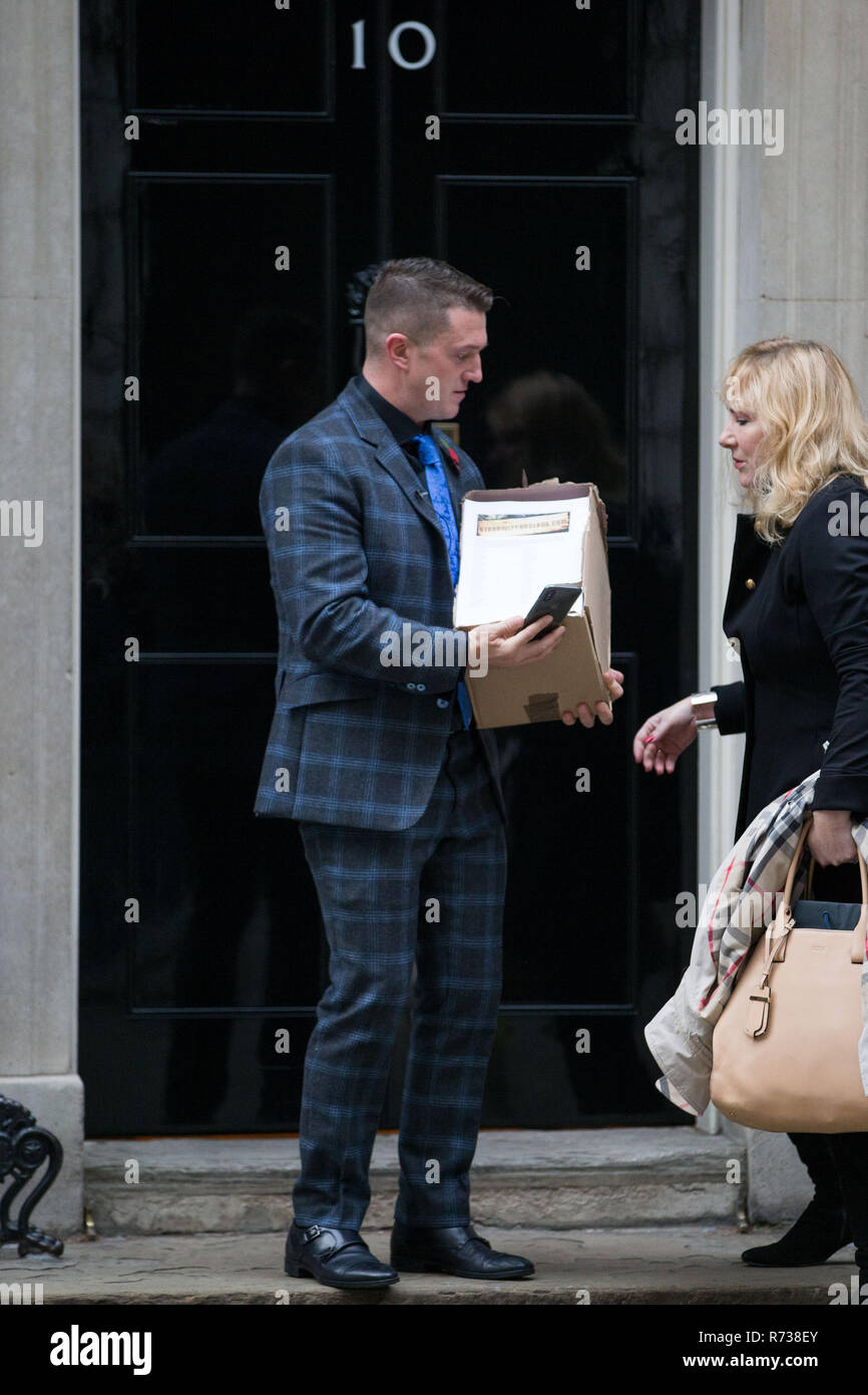 Stephen Yaxley Lennon aka Tommy Robinson, Janice Atkinson MEP, and ...