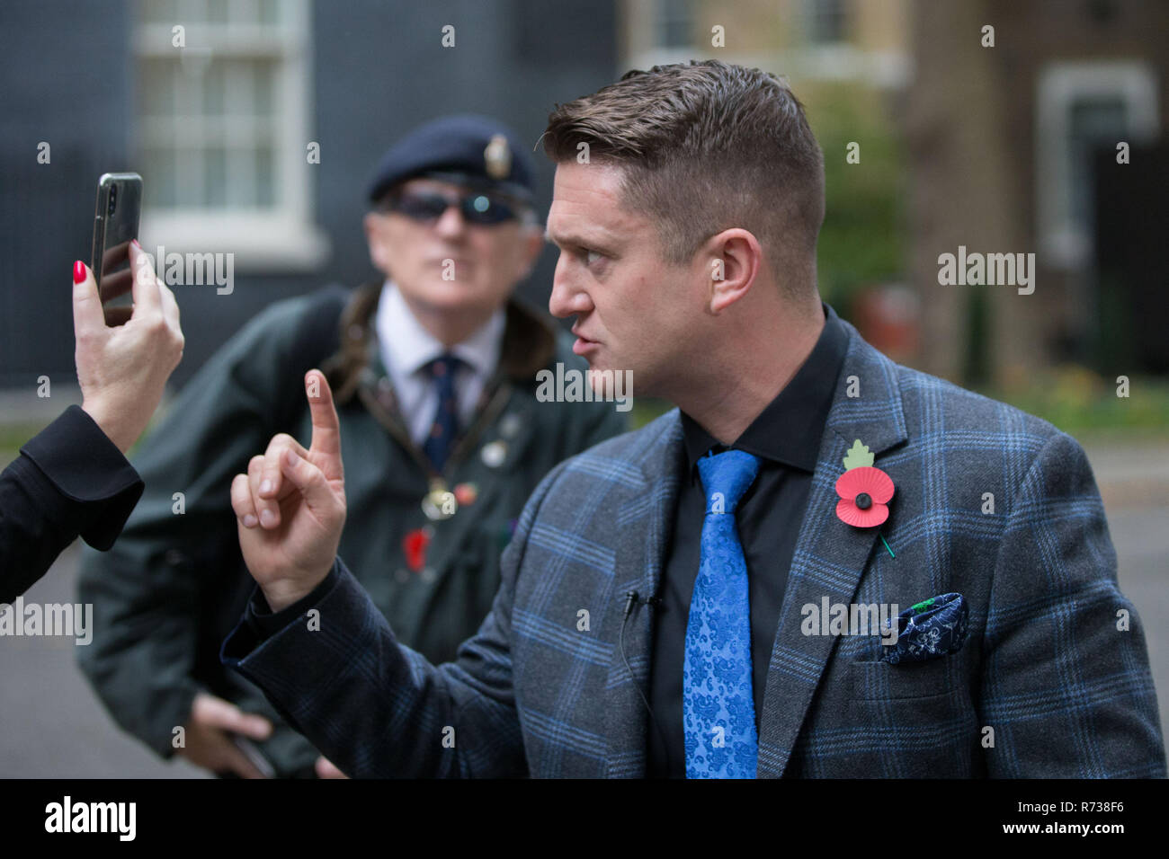 Stephen Yaxley Lennon aka Tommy Robinson, Janice Atkinson MEP, and ...