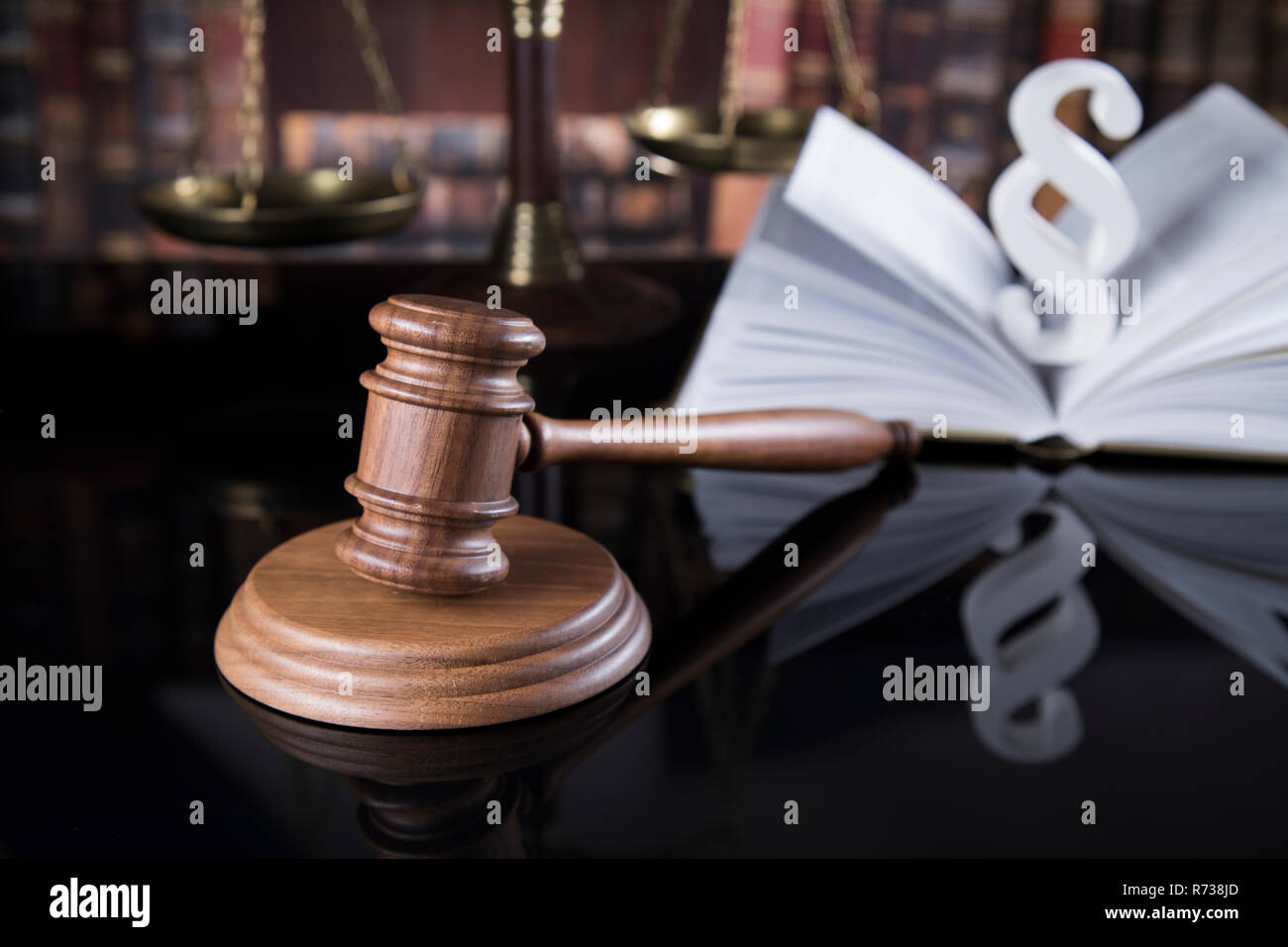 Book, Law, legal code of justice concept and paragraph sign Stock Photo ...