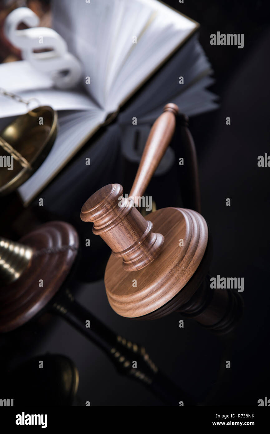 Book, Law, legal code of justice concept and paragraph sign Stock Photo ...