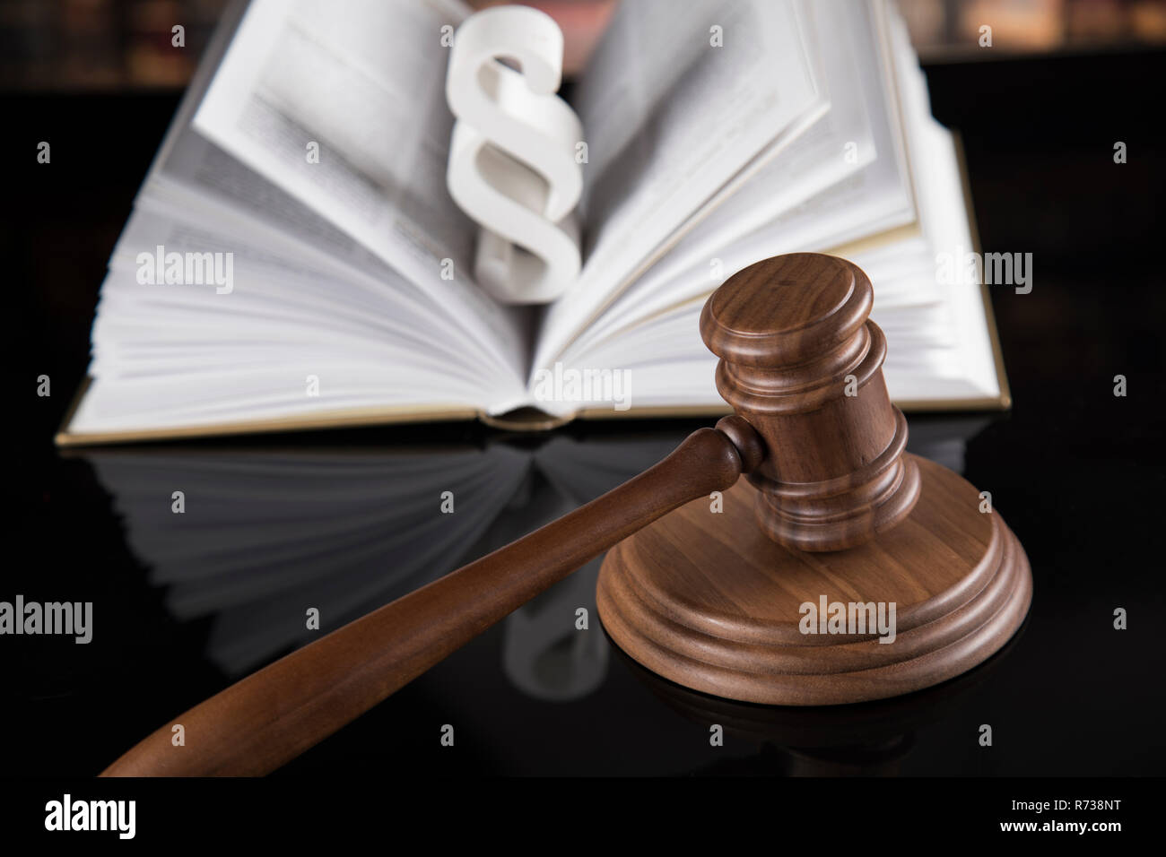 Book, Law, legal code of justice concept and paragraph sign Stock Photo ...