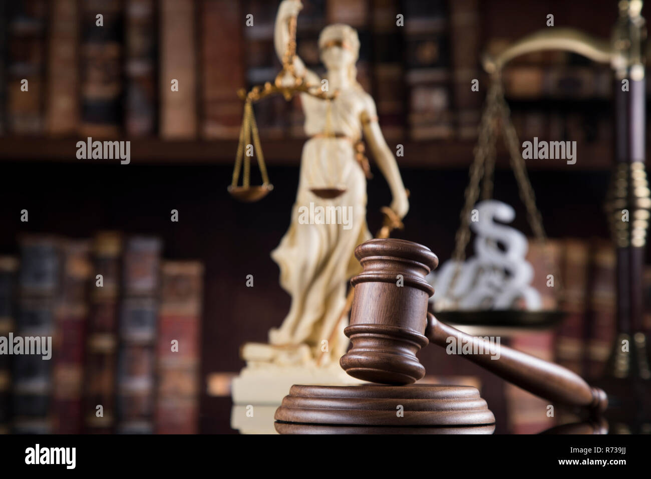 Scales of Justice and Law concept Stock Photo - Alamy