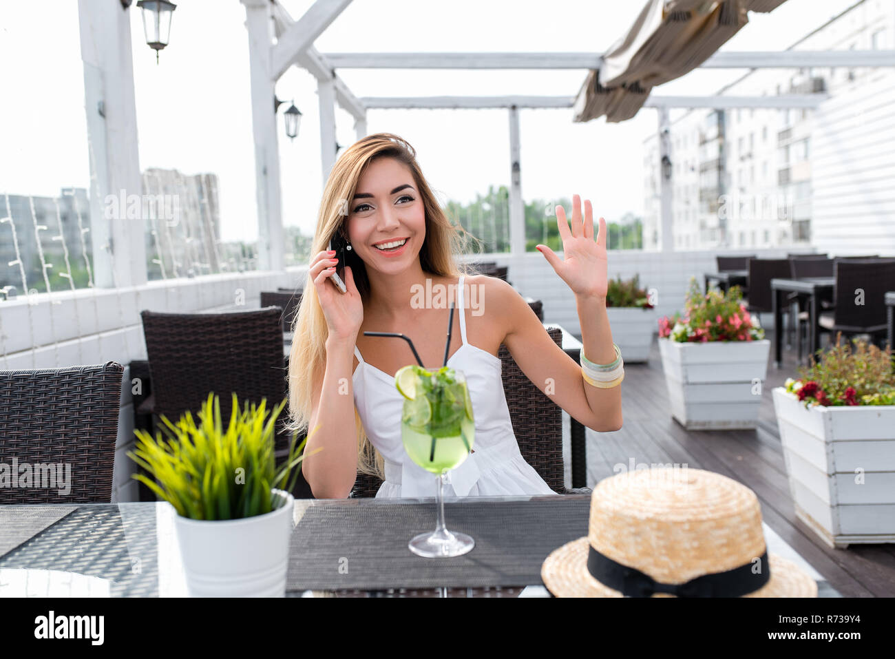 Female bartender dress hi-res stock photography and images - Alamy
