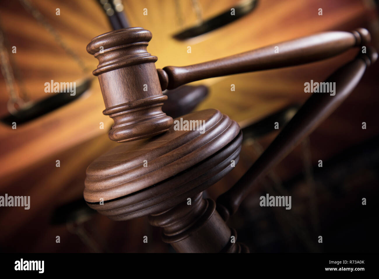 Justice concept, Court gavel,Law theme, mallet of judge Stock Photo - Alamy