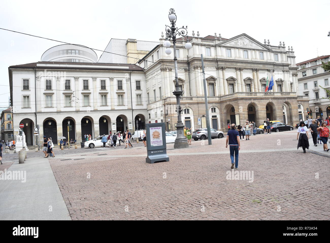Opera house "La Scale" from Milan, Italy Stock Photo - Alamy