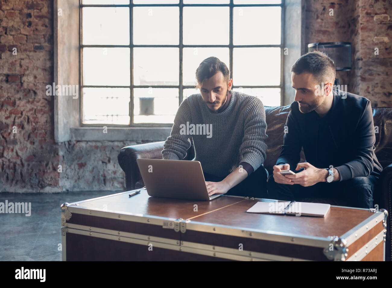 Designers at work in studio Stock Photo - Alamy