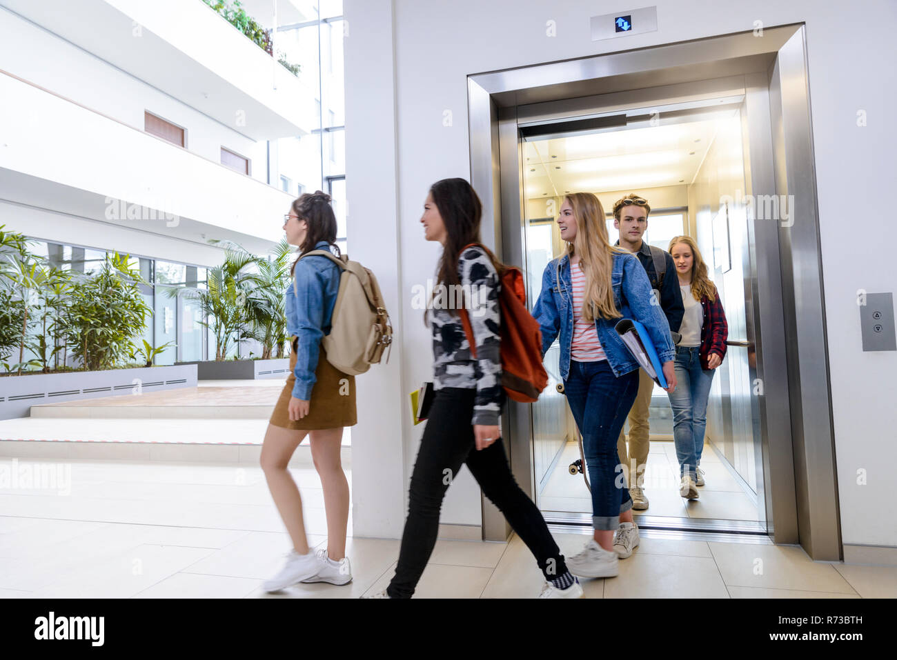 Elevator back hi-res stock photography and images - Alamy
