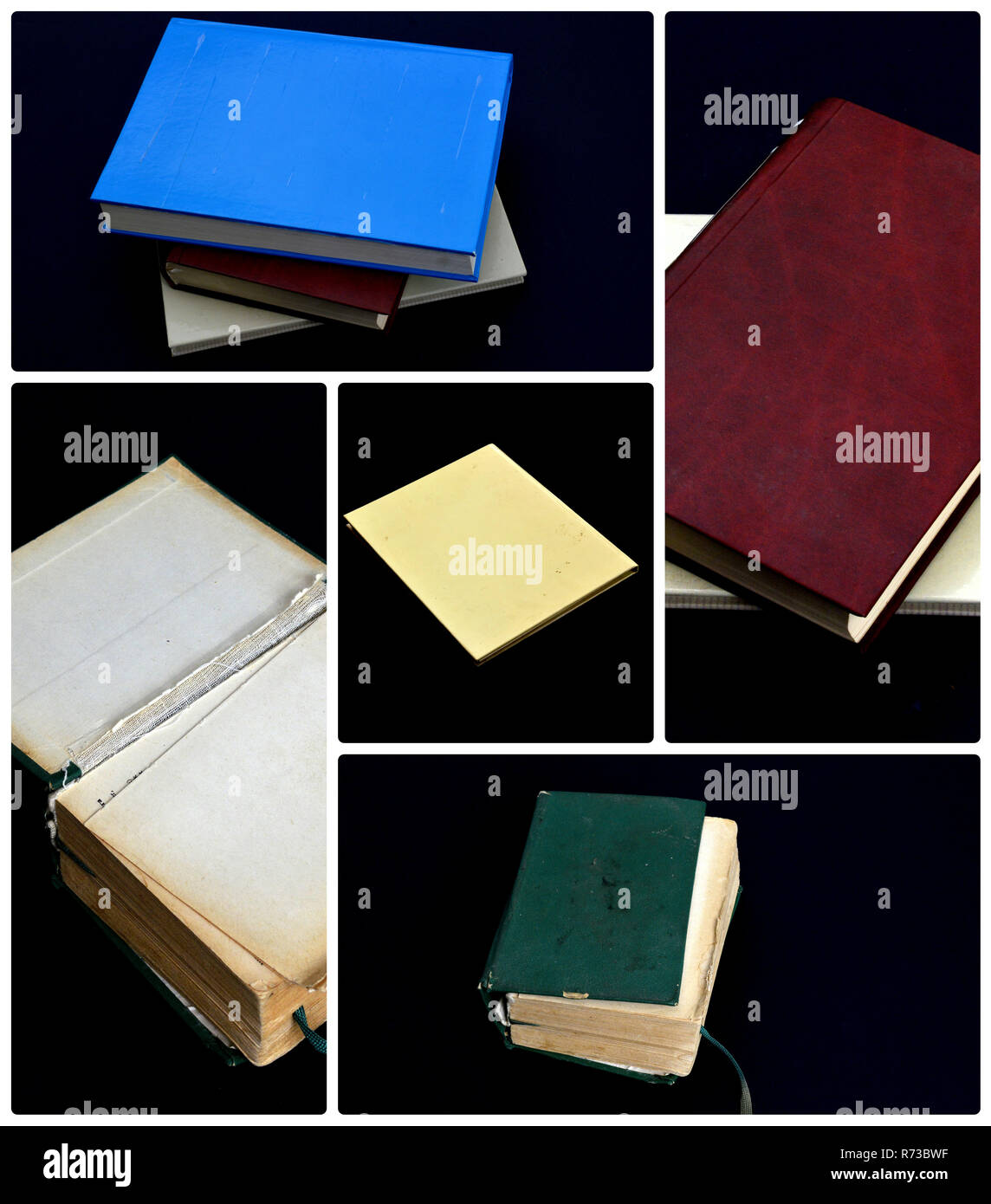 collage of a various books, education concept, image Stock Photo - Alamy