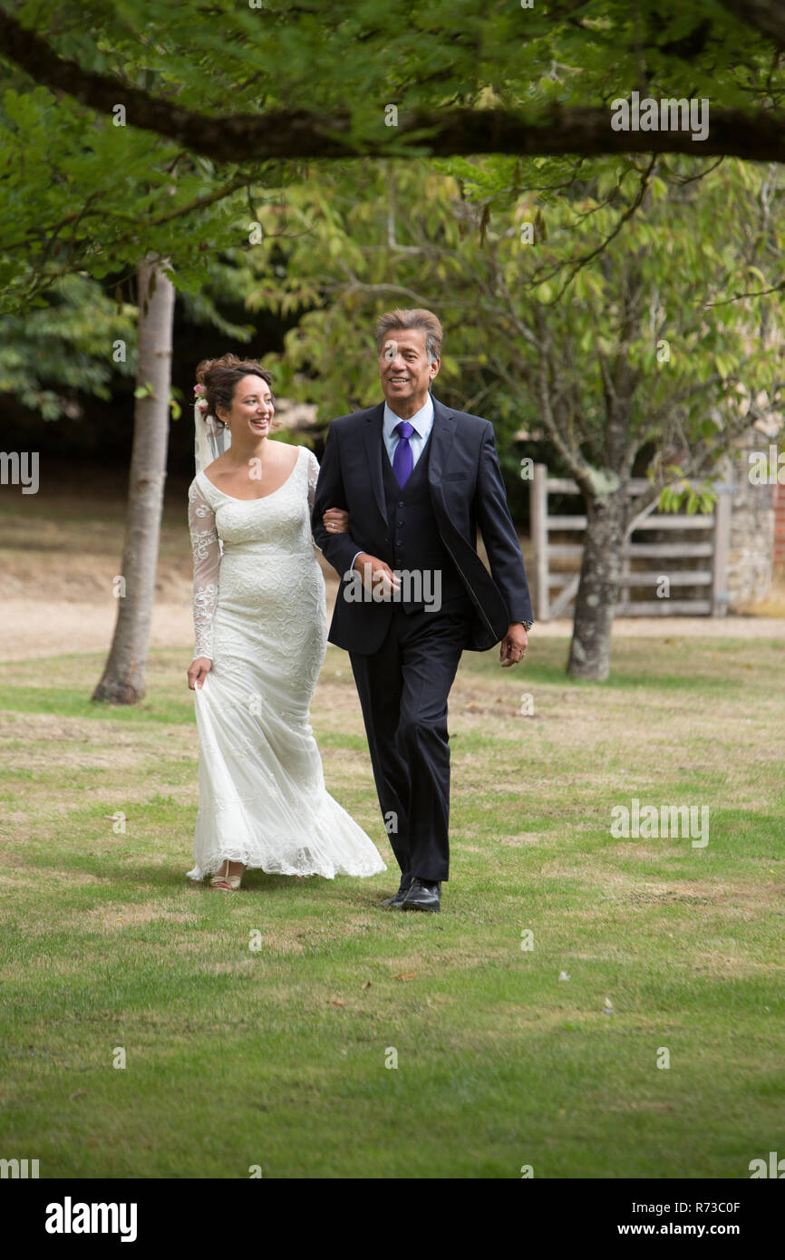 Father walking with daughter hi-res stock photography and images - Alamy