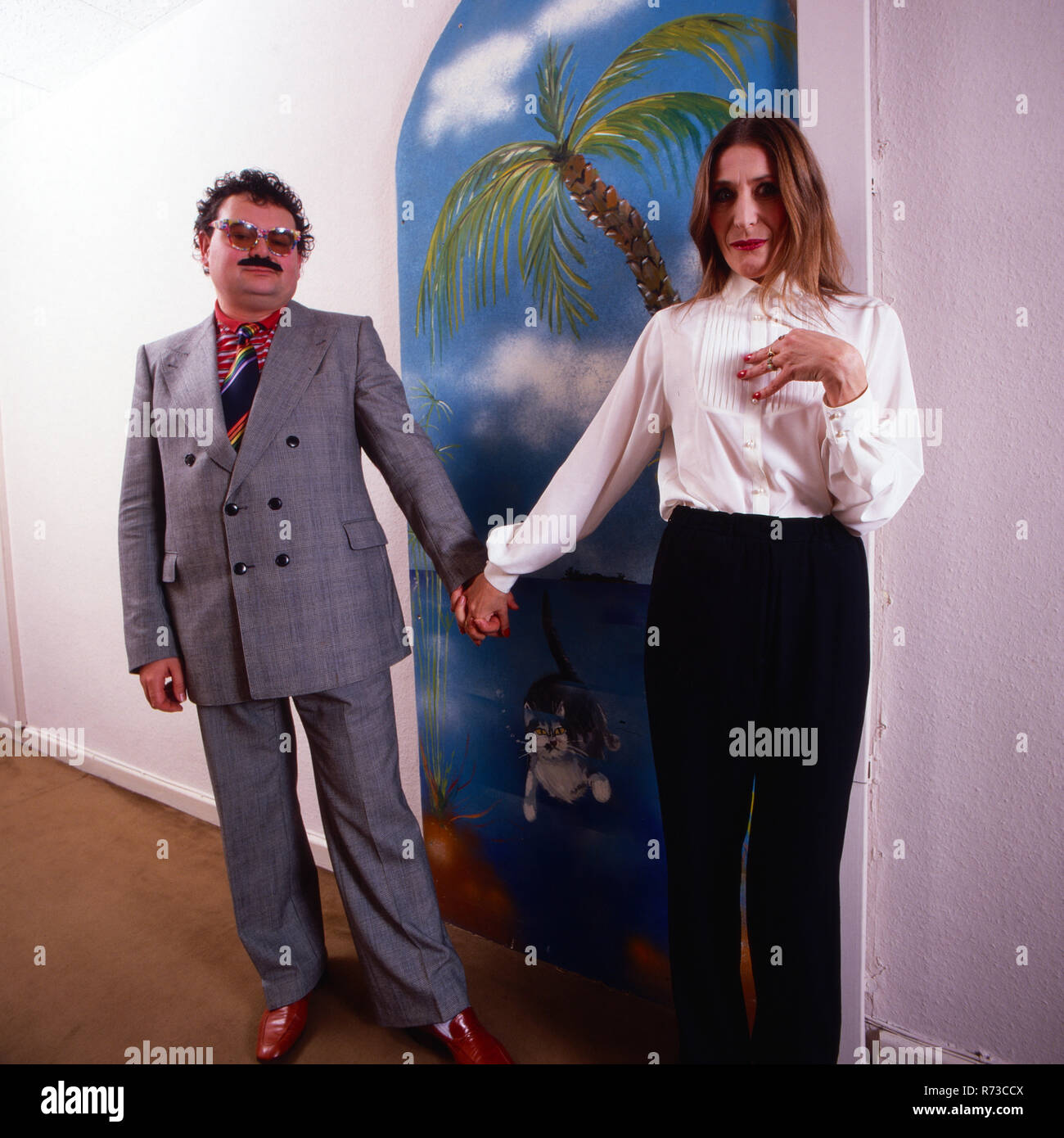 Sängerin und Schauspielerin Helga Feddersen in Hamburg mit ...