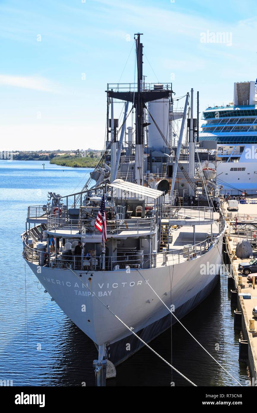 TAMPA, FLORIDA - February 27, 2016: SS American Victory is a Victory ...