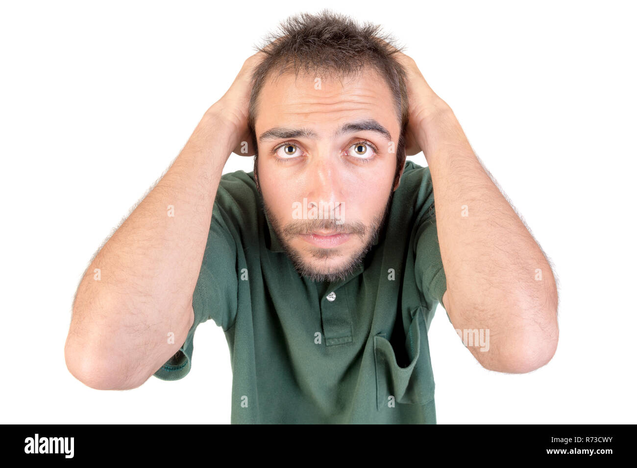 Young man expressions Stock Photo - Alamy