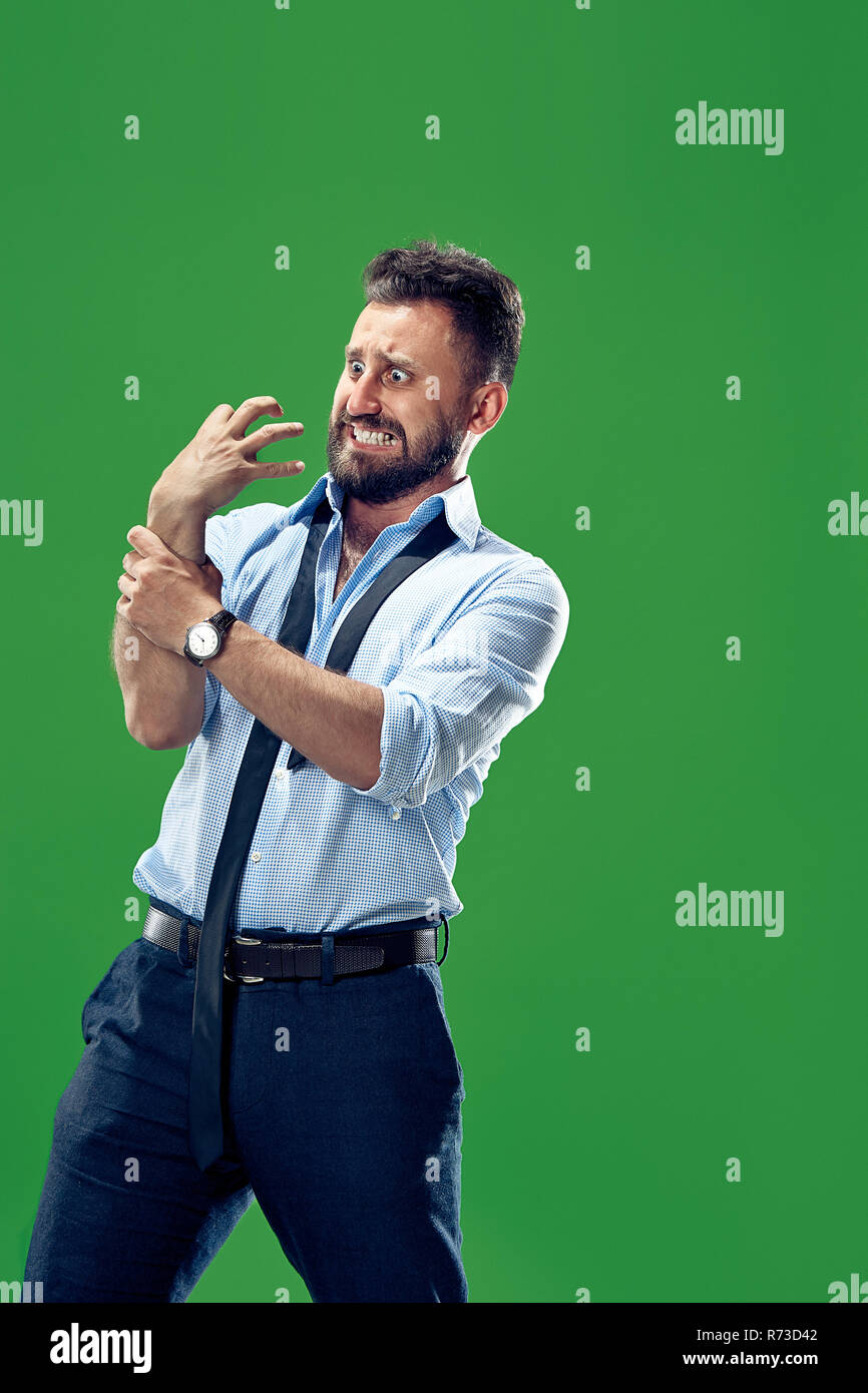 Man squeezed face hi-res stock photography and images - Alamy