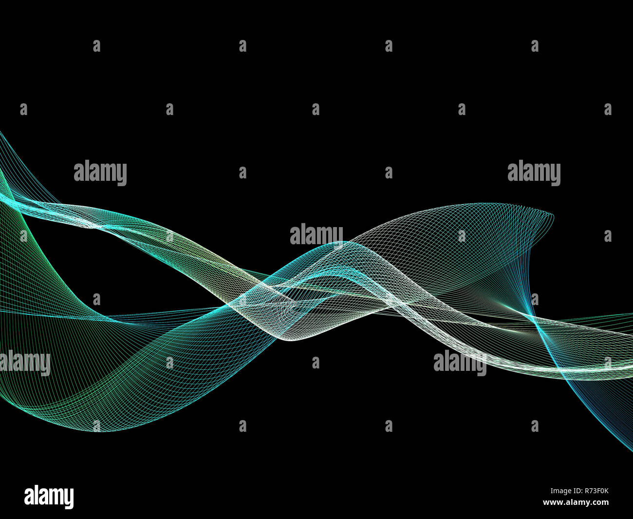 Dark abstract background with a glowing abstract waves Stock Photo - Alamy