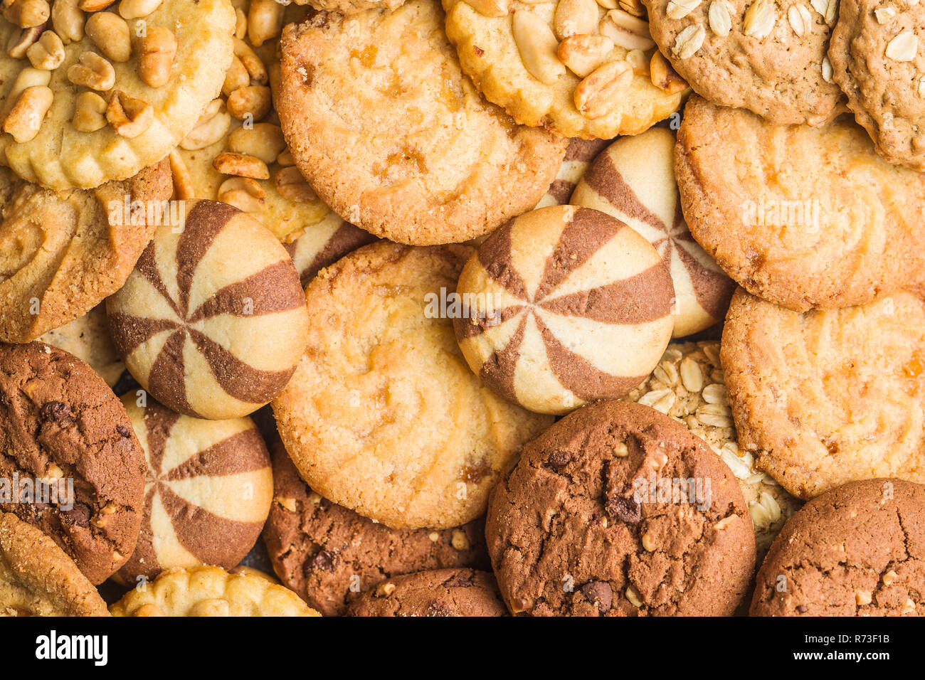 Different types of sweet cookies Stock Photo - Alamy