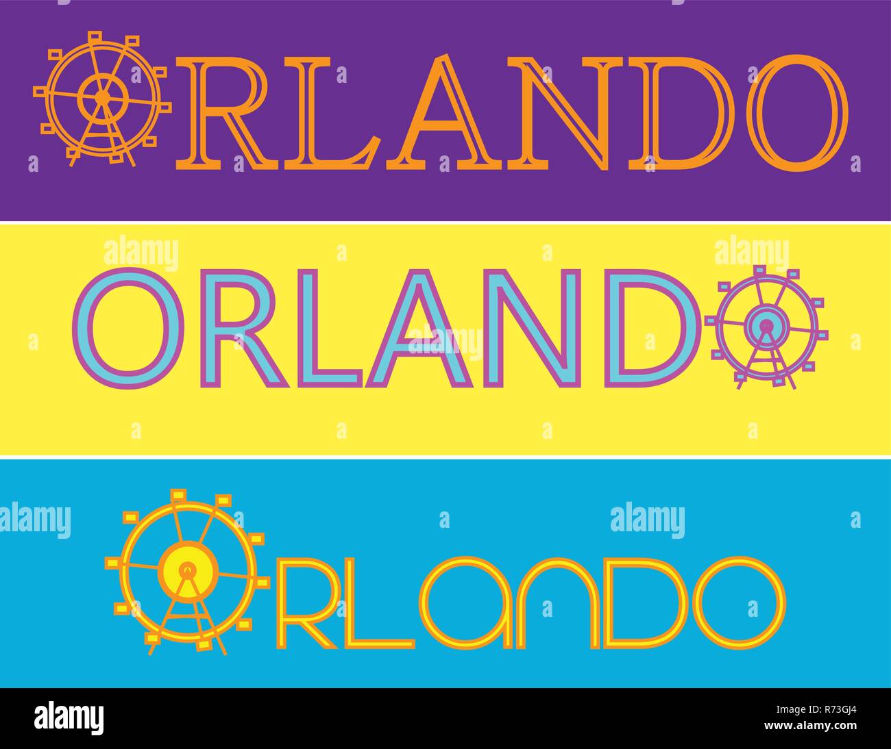 Orlando blue Stock Vector Images - Alamy