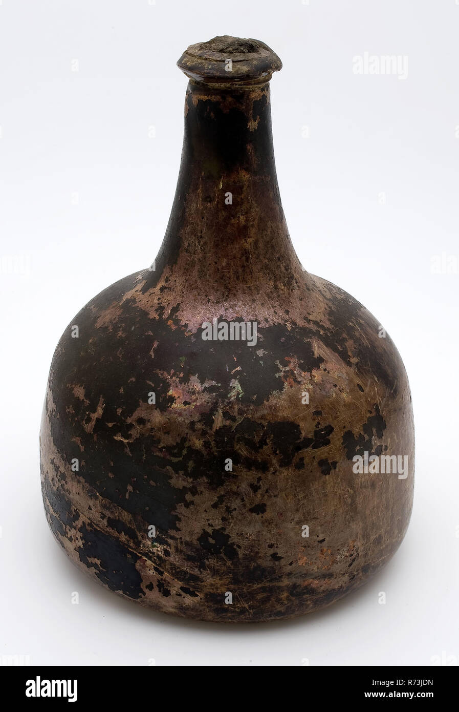 Belly bottle, belly bottle bottle holder soil find glass, raised bottom ...