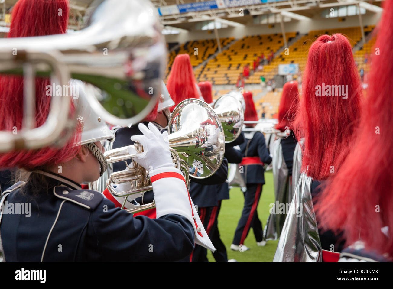 Concert band or windband performing during event Stock Photo - Alamy