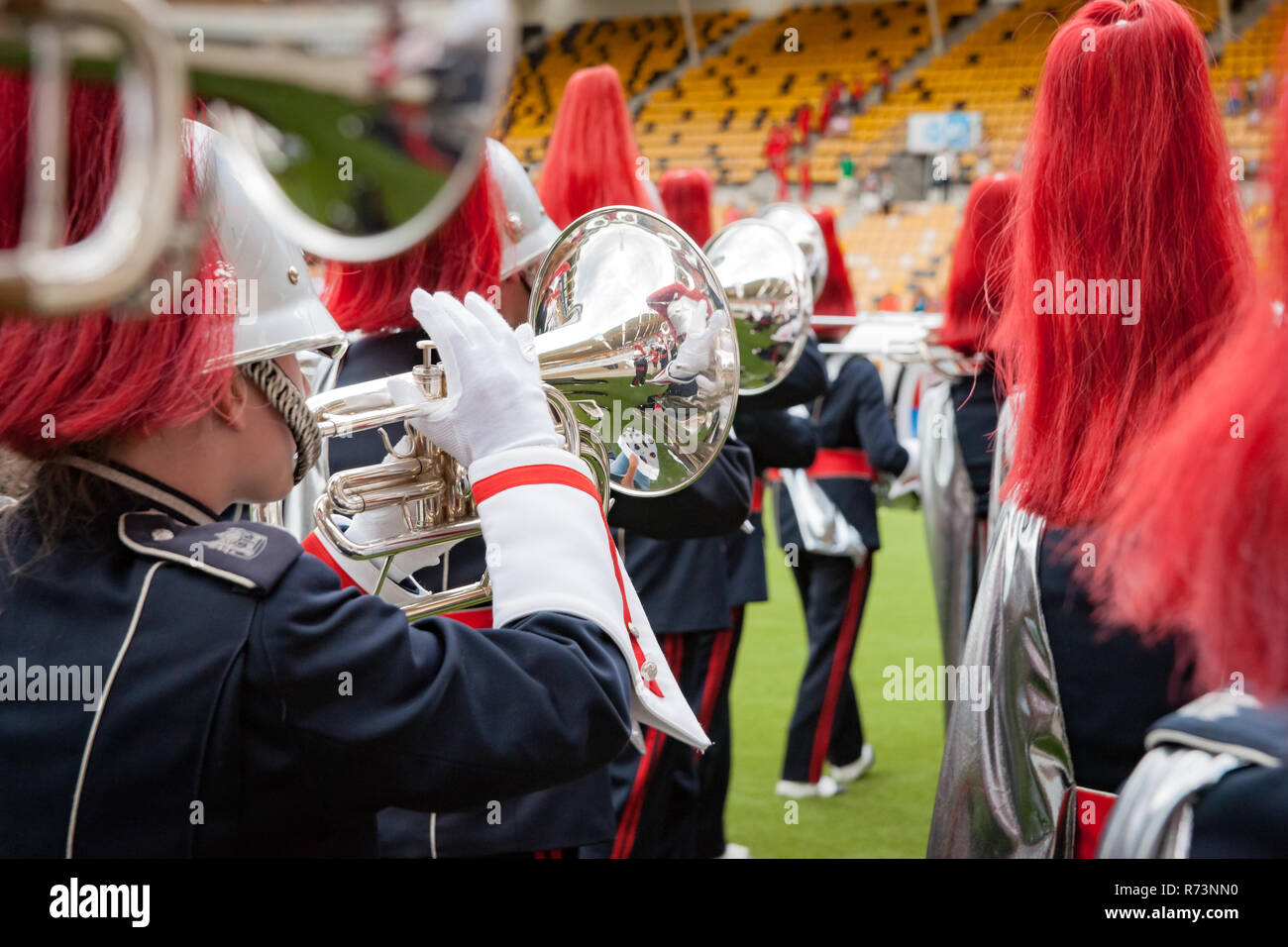 Concert band or windband performing during event Stock Photo - Alamy