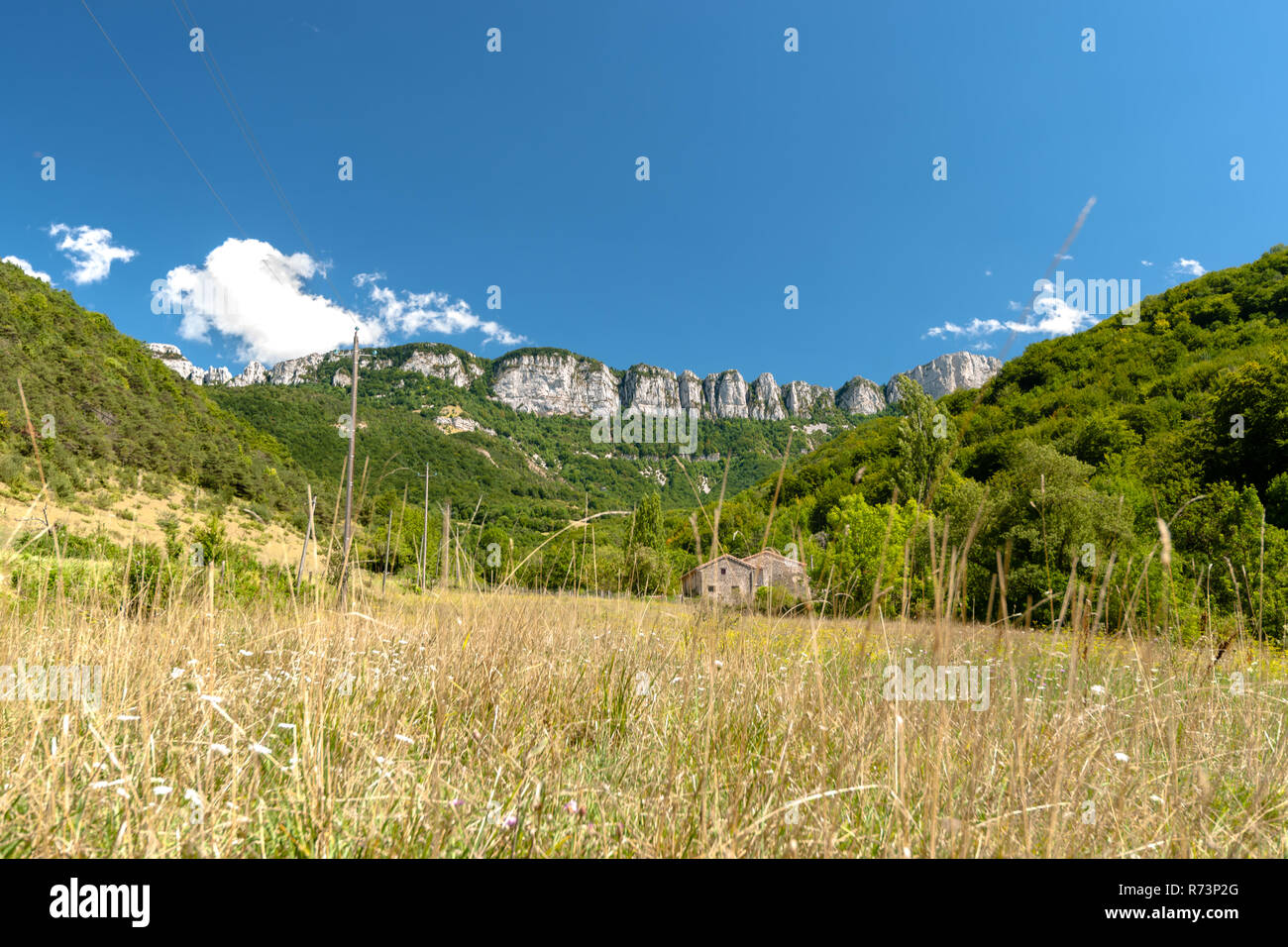 The Vercors is located between Grenoble and Die and forms the foot of ...
