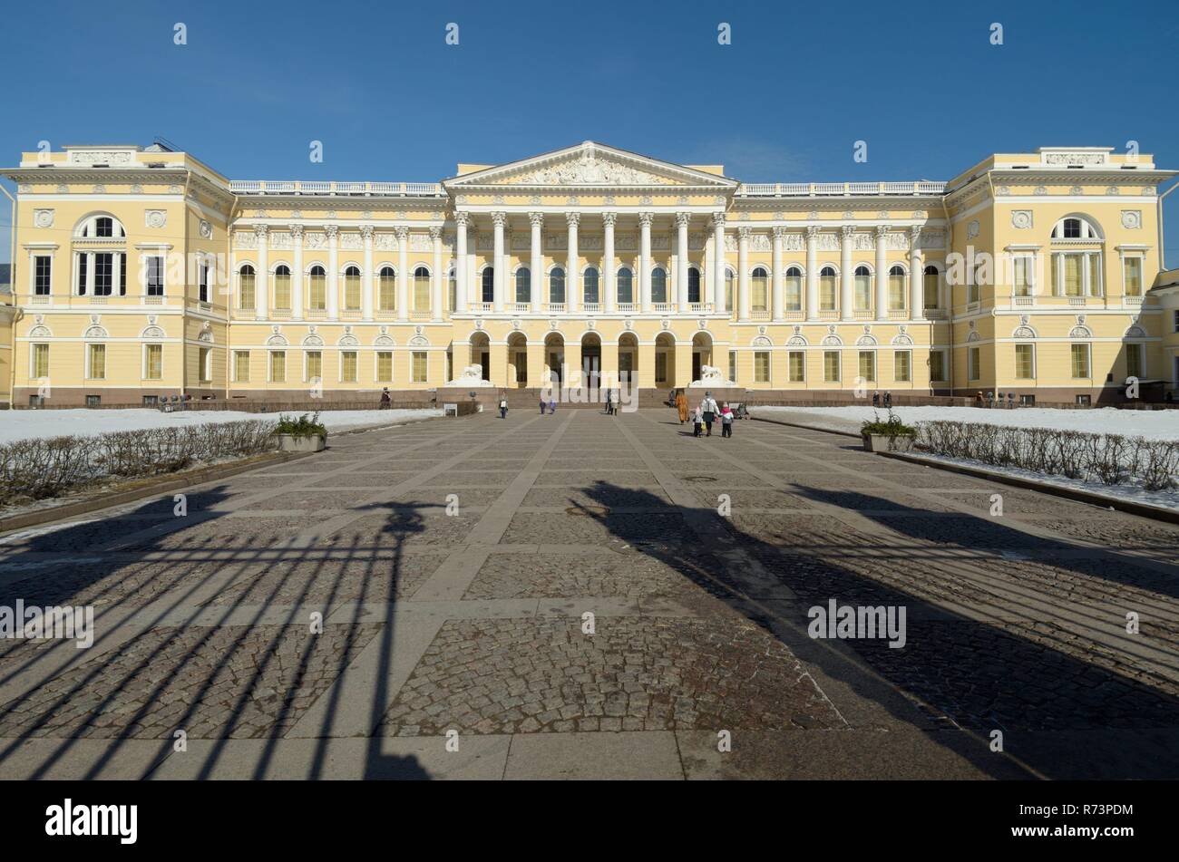 Saint-Petersburg.Russia.March.18.2018.The Russian Museum is the largest ...