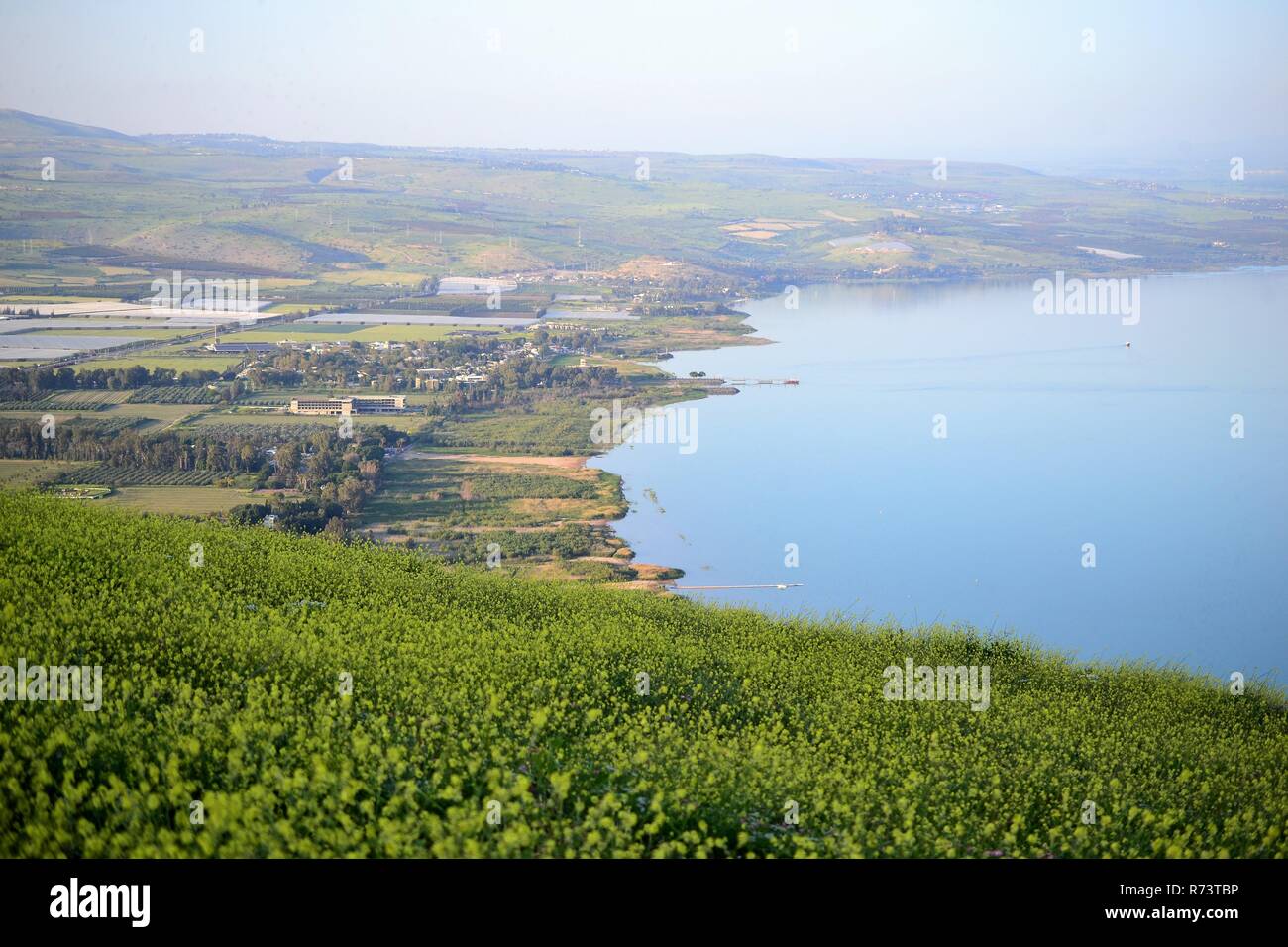 Aerial View Of The Sea Of Galilee High Resolution Stock Photography and ...