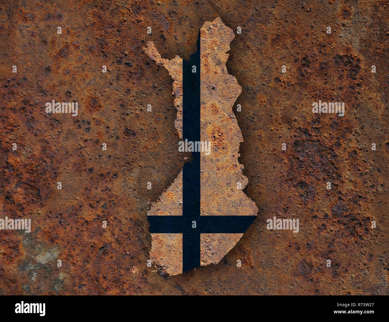 Atlas map of old finland hi-res stock photography and images - Alamy