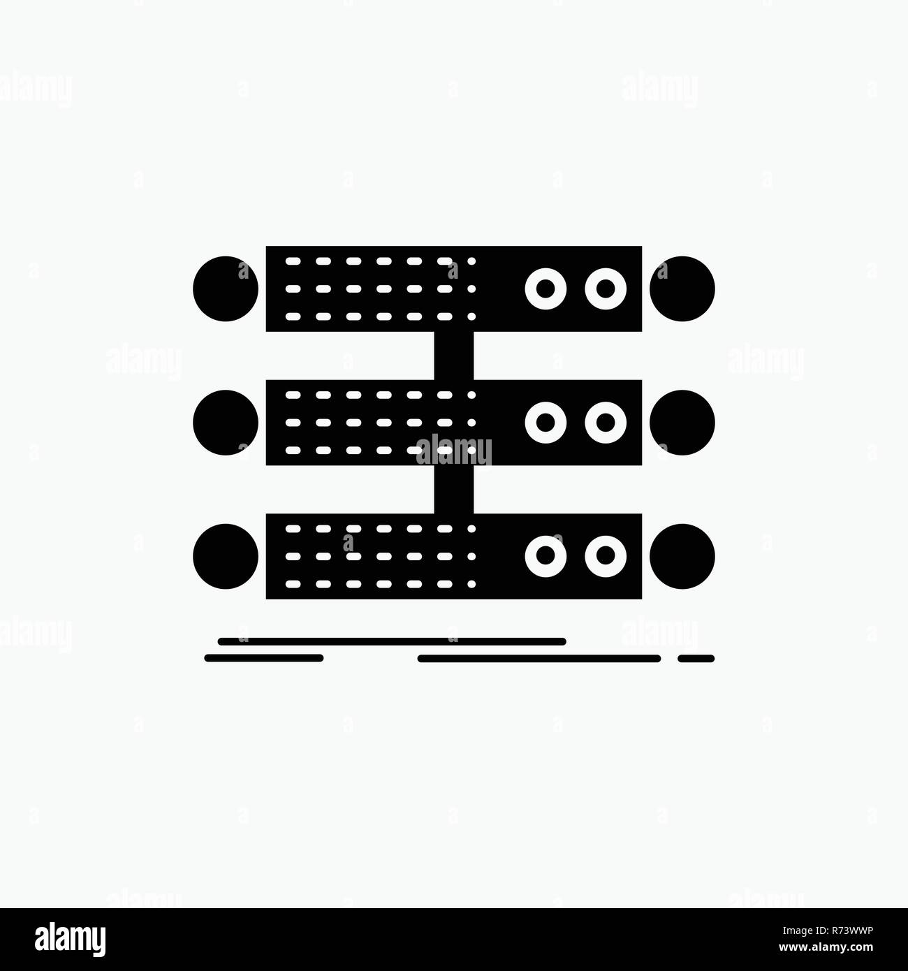 Server rack isolated Stock Vector Images - Alamy