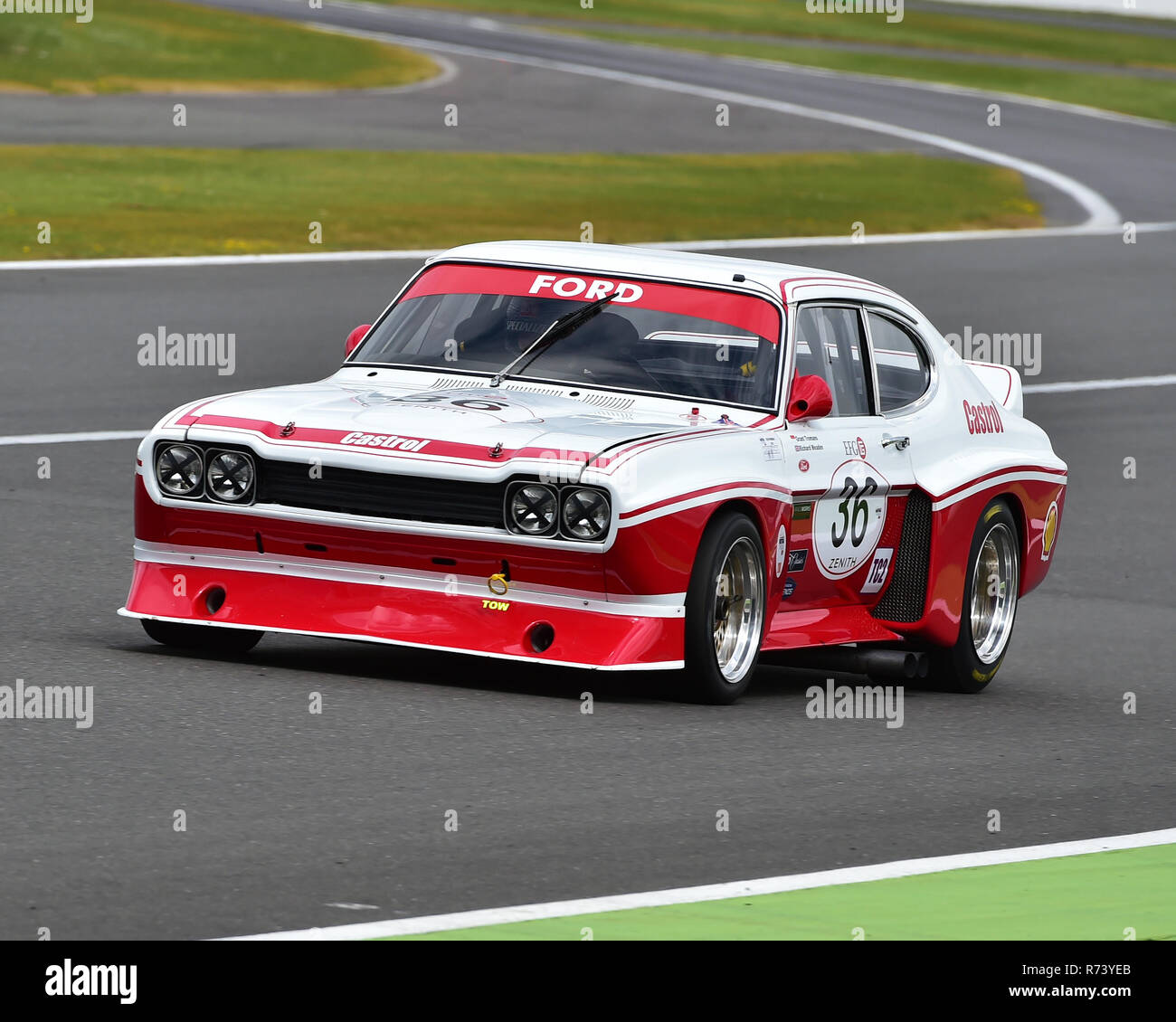Richard Meaden, Grant Tromans, Ford Capri, Historic Touring Car ...