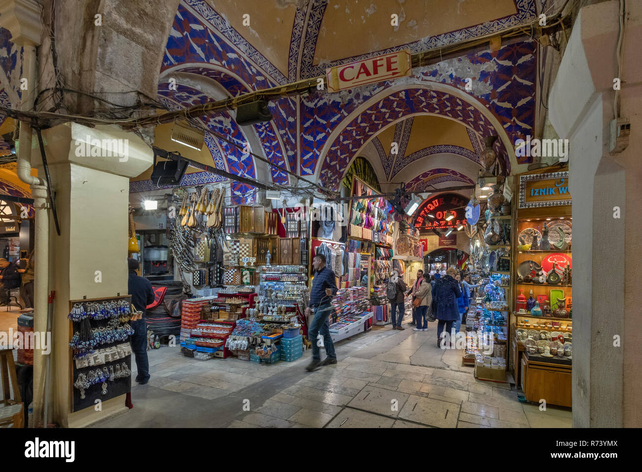 The Grand Bazaar (Covered Bazaar) in Fatih District of Istanbul,Turkey ...
