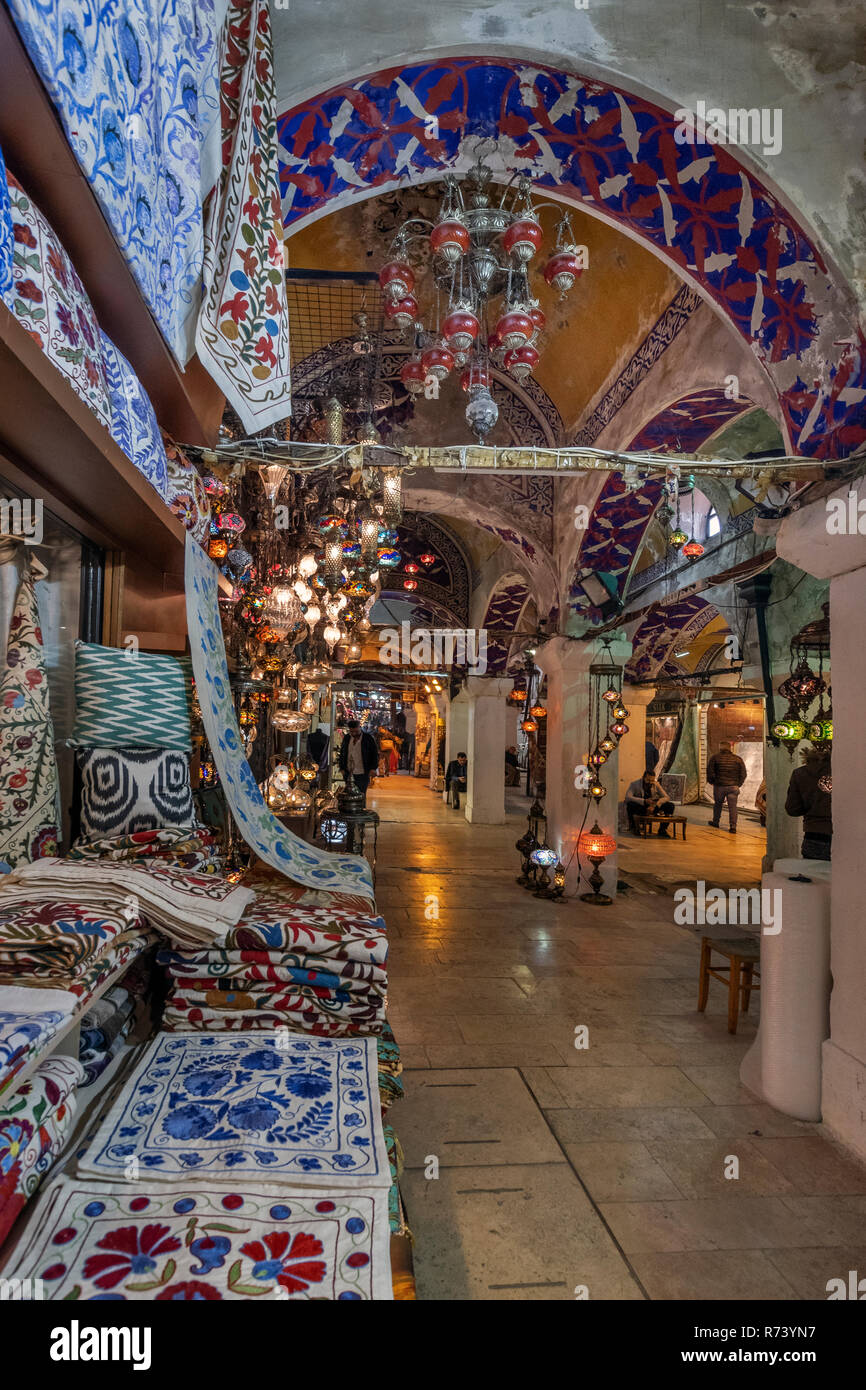 The Grand Bazaar (Covered Bazaar) in Fatih District of Istanbul,Turkey ...