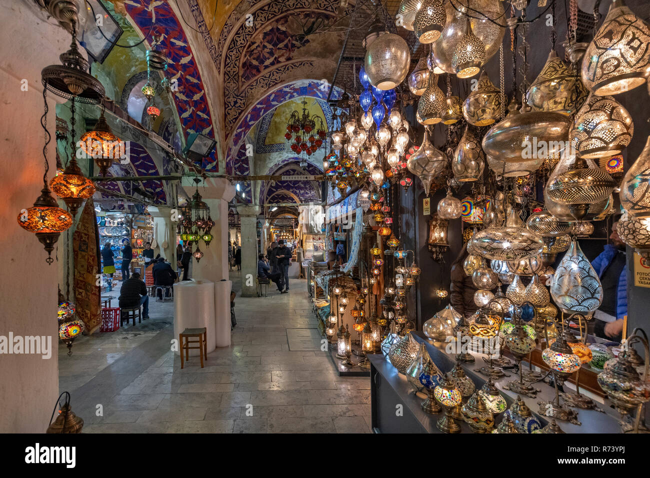 The Grand Bazaar (Covered Bazaar) in Fatih District of Istanbul,Turkey ...