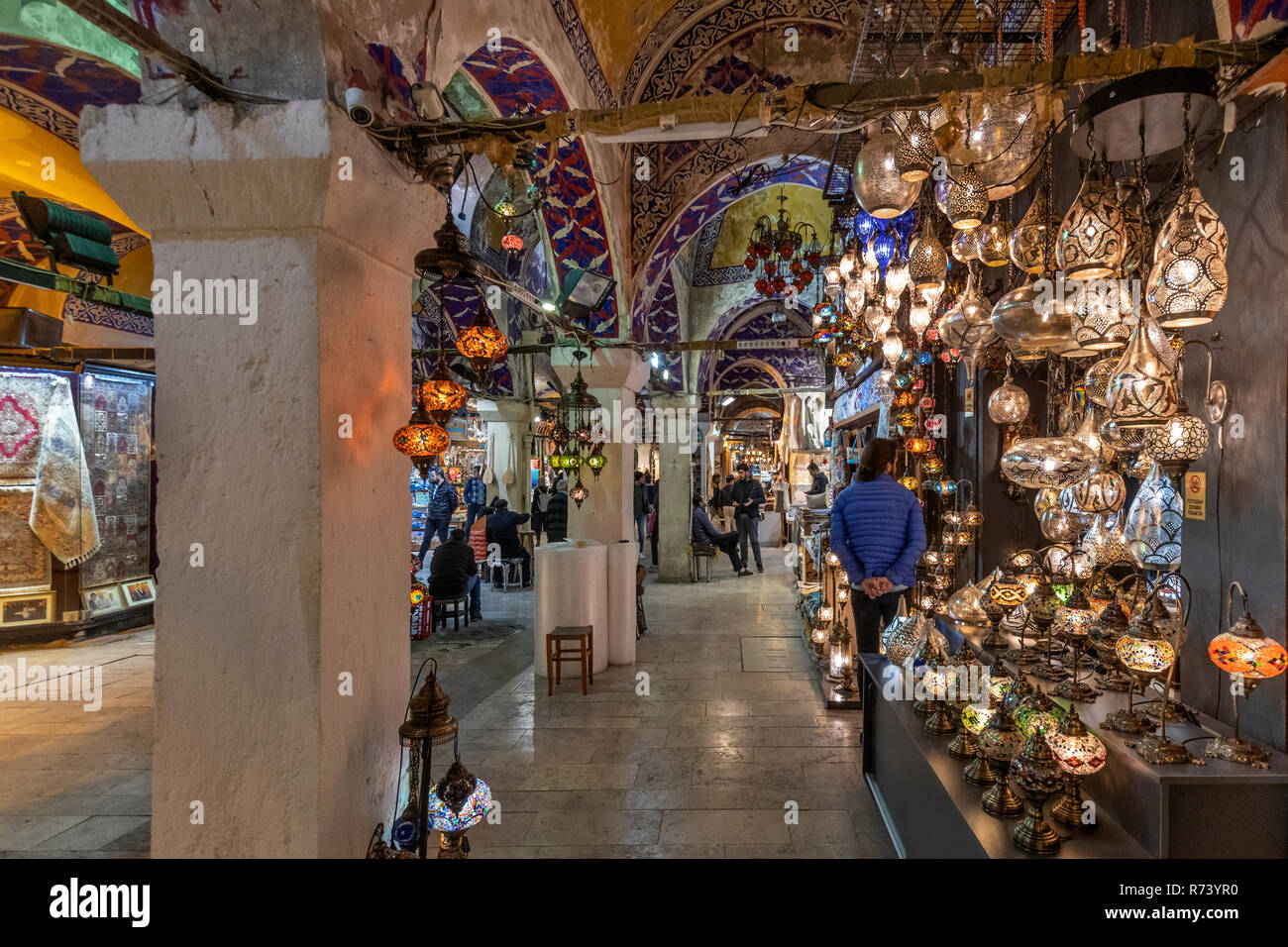 The Grand Bazaar (Covered Bazaar) in Fatih District of Istanbul,Turkey ...