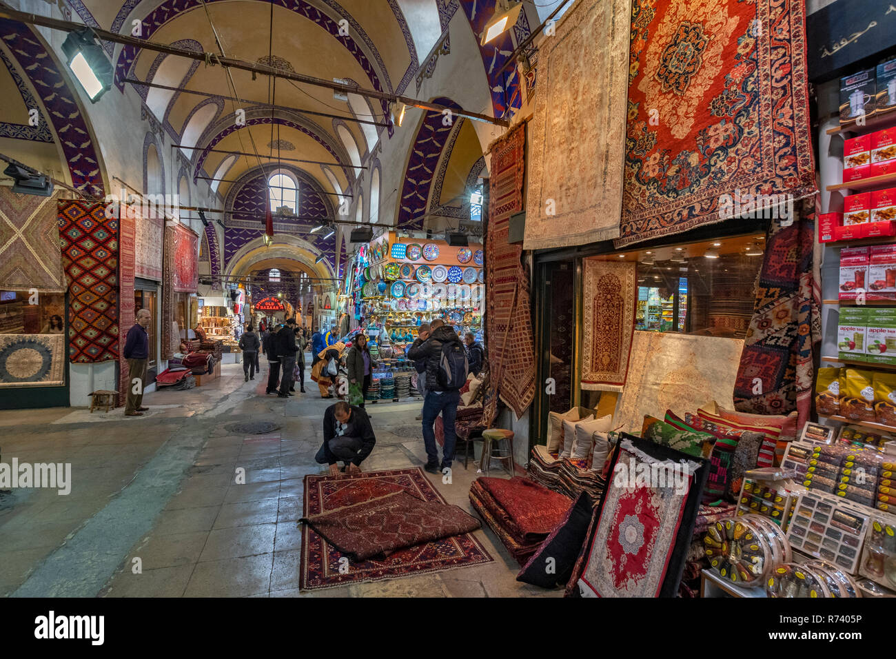 The Grand Bazaar (Covered Bazaar) in Fatih District of Istanbul,Turkey ...
