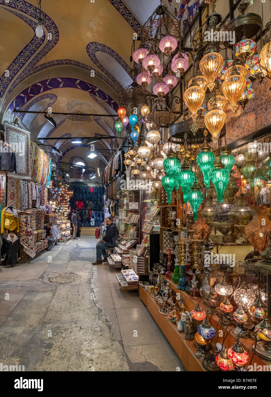 The Grand Bazaar (Covered Bazaar) in Fatih District of Istanbul,Turkey ...