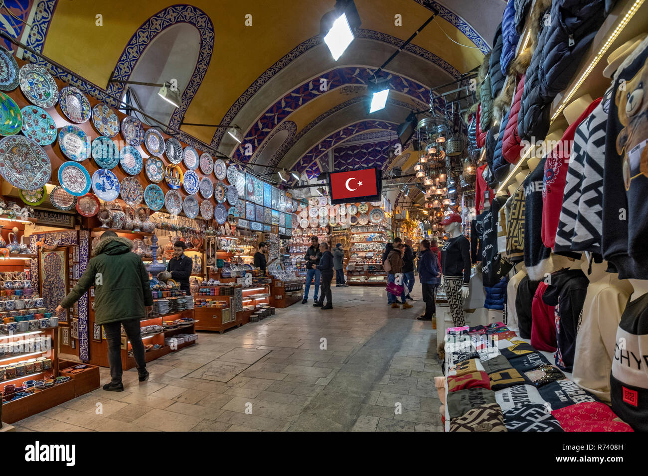 The Grand Bazaar (Covered Bazaar) in Fatih District of Istanbul,Turkey ...