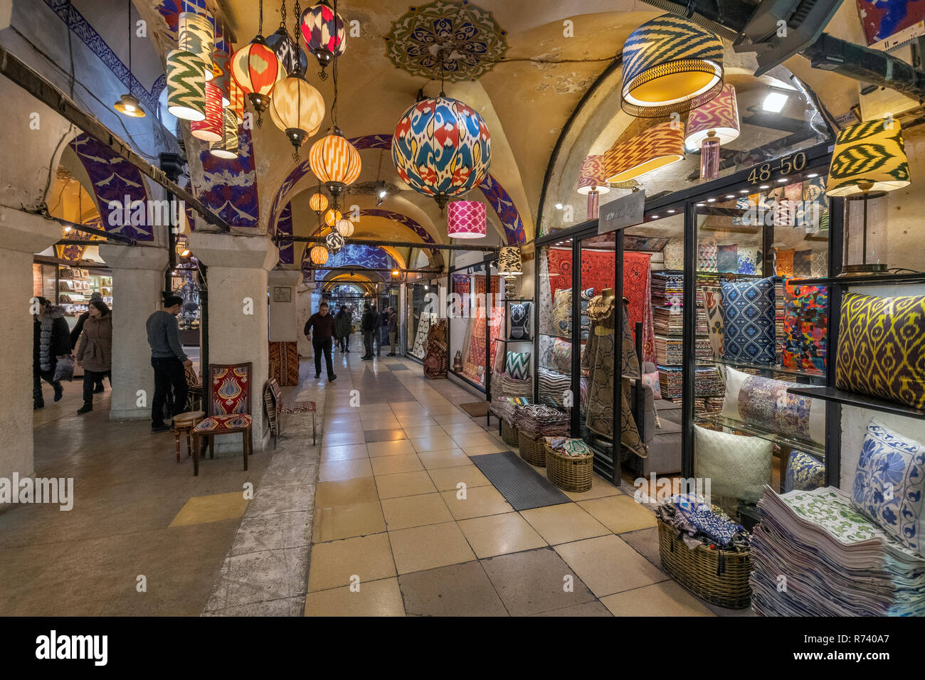 The Grand Bazaar (Covered Bazaar) in Fatih District of Istanbul,Turkey ...