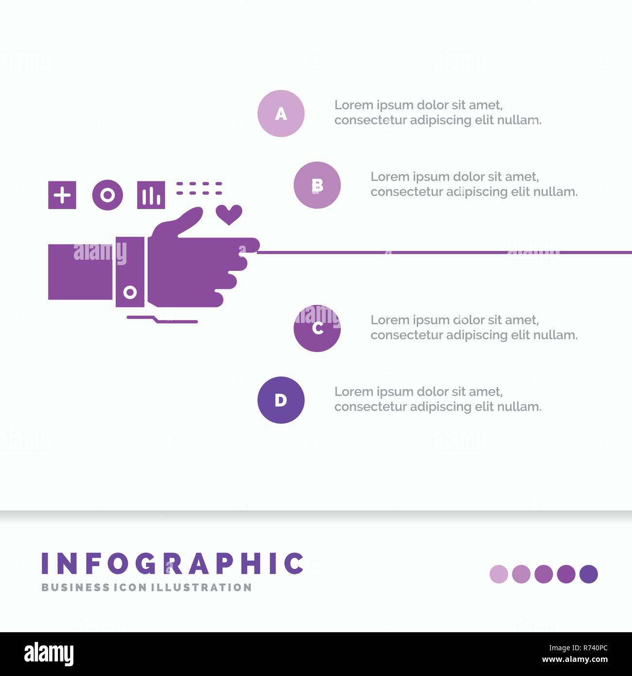 Infographic presentation healthy lifestyle concept hi-res stock ...