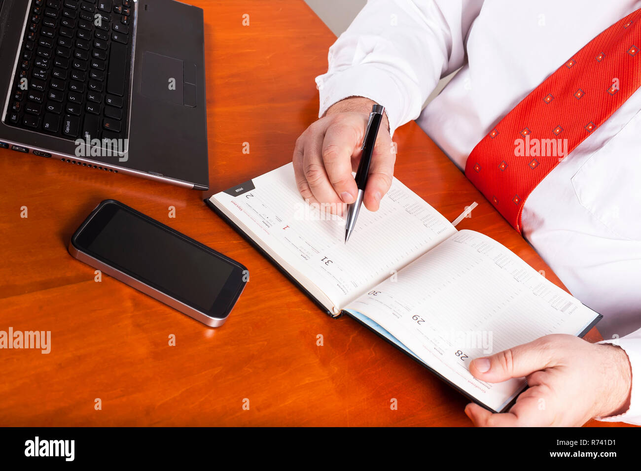 Directors desk in the office Stock Photo - Alamy